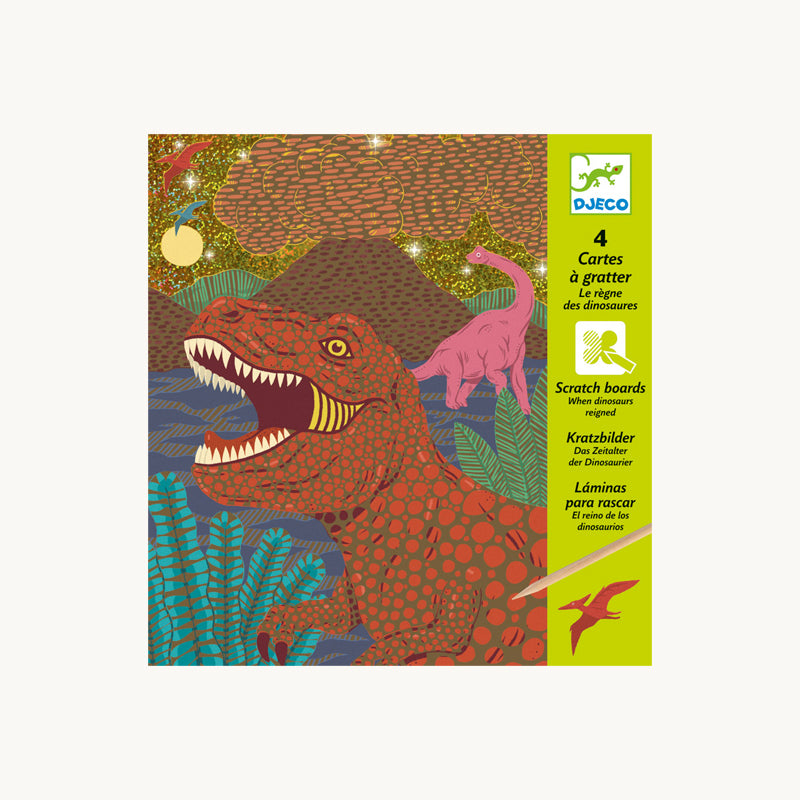 Dinosaur Scratch Cards